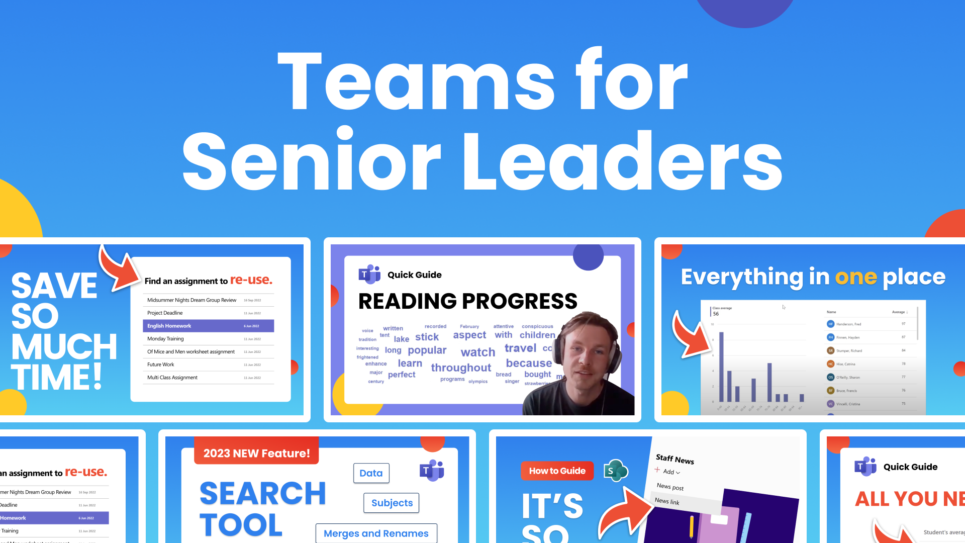 Education senior leaders: make the most of Teams and SharePoint